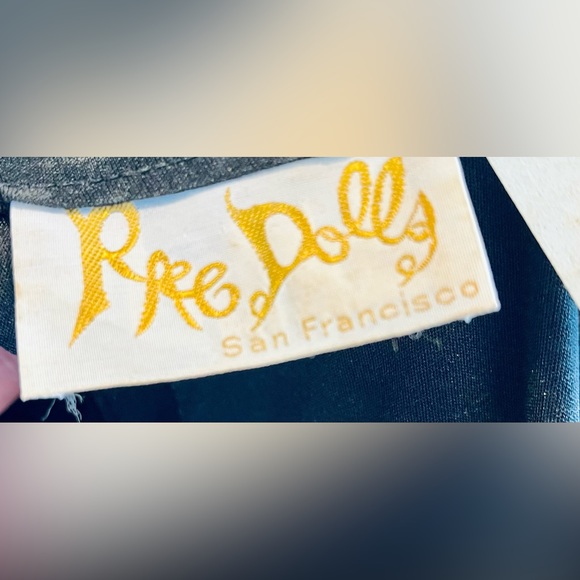 RAE DOLLY | Dresses | Vintage Rae Dolly San Francisco Black Dress Floor ...